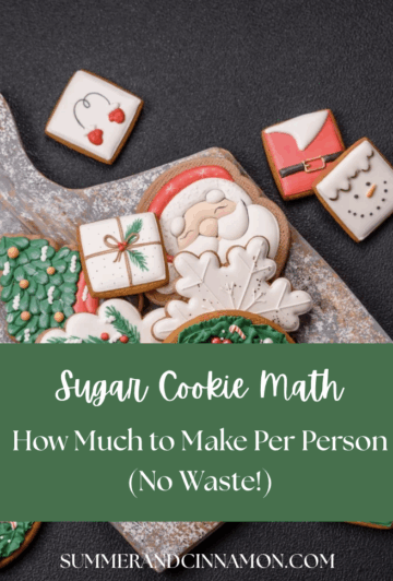 Sugar Cookie Calculator | Summer & Cinnamon
