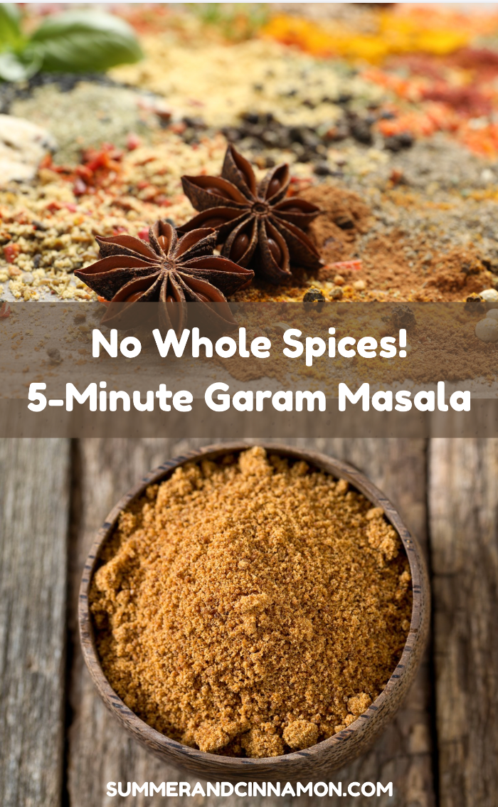 Traditional Homemade Garam Masala | Summer & Cinnamon