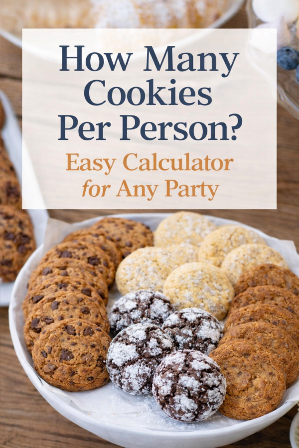 Cookies for a Crowd Calculator: How Many Per Person | Summer & Cinnamon
