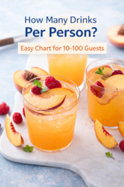 How Many Drinks Per Person? Free Calculator + Chart (10–100 Guests ...