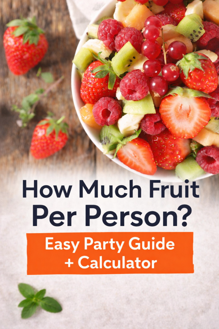How Much Fruit Per Person for 10–100 Guests (Easy Party Guide ...